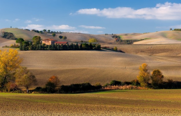 Wallpaper Umbria, Italy, Nature Landscape, Hill, House, - Umbria ...