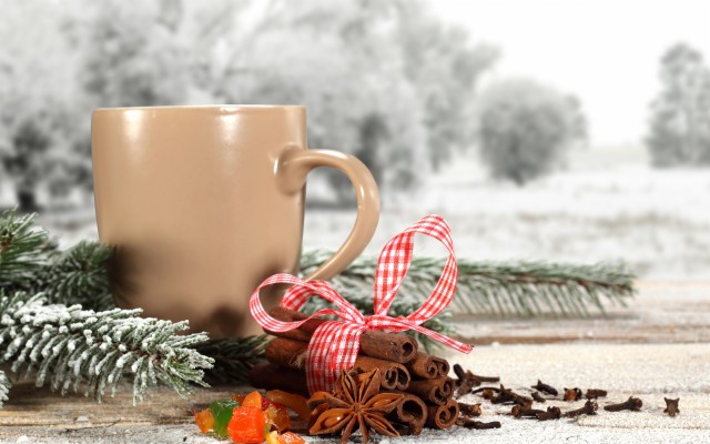 Winter Coffee Wallpaper Hd - 2880x1800 Wallpaper - teahub.io