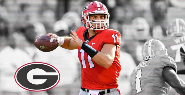 Georgia Football Jake Fromm - 1200x619 Wallpaper - teahub.io