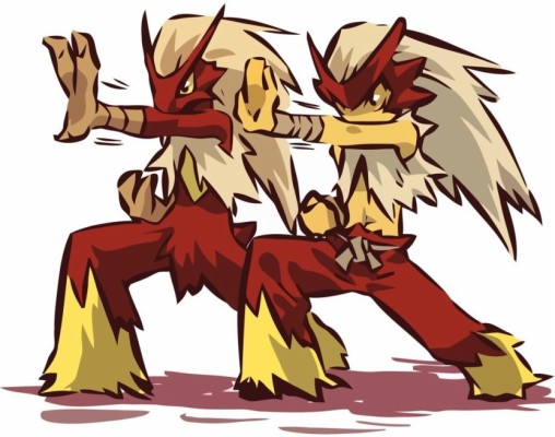 Alolan Combusken & Blaziken - Cartoon - 1280x800 Wallpaper - teahub.io