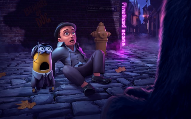 Sherlock Holmes Minion, Creative, 3d-animation, Despicable - Обои ...