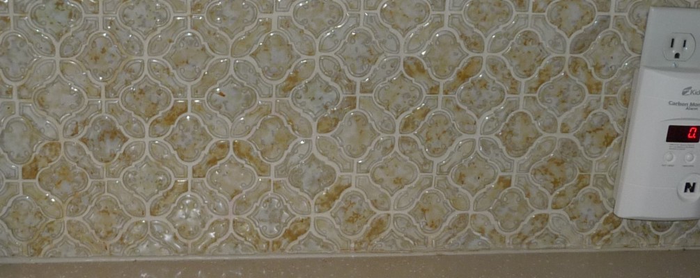 This Backsplash Relief Will Appear On Some Peel And - Wallpaper ...