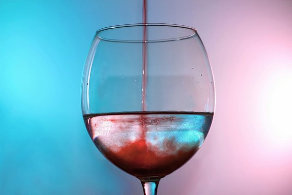Glass, Wine, Water, Mix, Color, Color Game, Red, Red - Wine Mix With ...