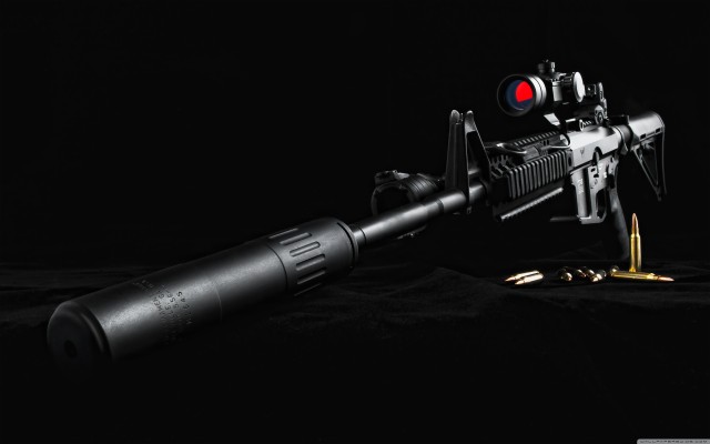 Sniper Rifle Black Background - 3840x2400 Wallpaper - teahub.io