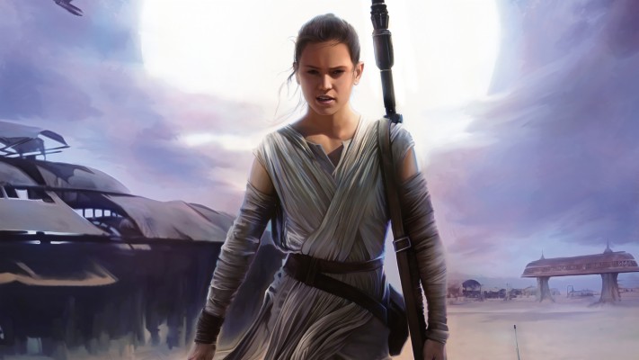 Rey Artwork - Star Wars Jedi Force Awakens - 2560x1440 Wallpaper ...