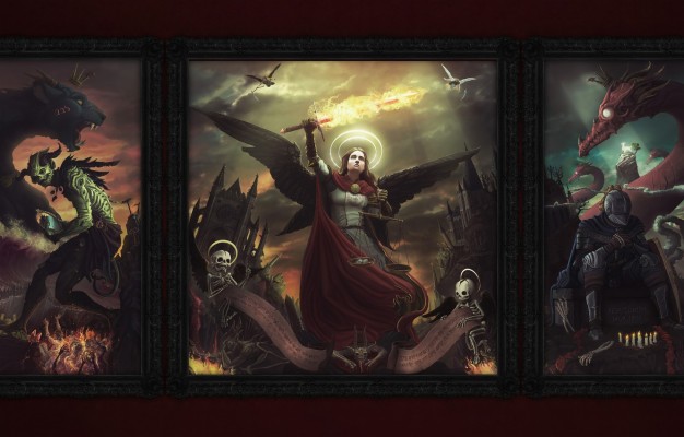 Knight Protecting Princess Art - 1920x1080 Wallpaper - teahub.io