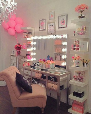 Pink Makeup Vanity - 736x919 Wallpaper - teahub.io