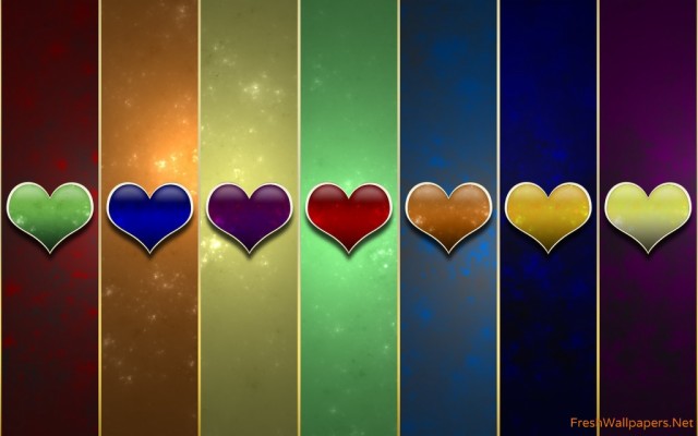Colorful Heart Background - Heart Background High Resolution ...