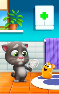 My Talking Tom 2 Mini - 640x1024 Wallpaper - teahub.io