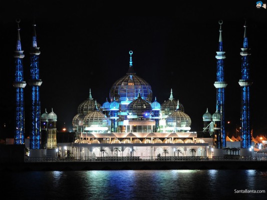 Mosques - Beautiful Mosque At Night - 1024x768 Wallpaper - teahub.io