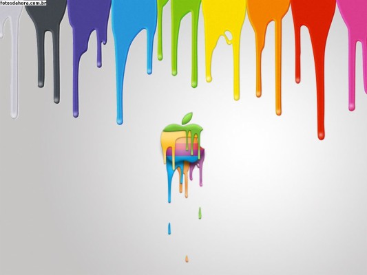 Apple Logo Dripping Paint - 1024x768 Wallpaper - teahub.io