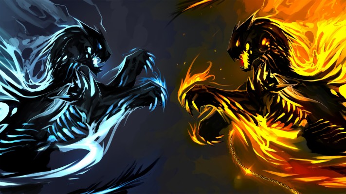 Fire And Ice Posters - 1920x1200 Wallpaper - teahub.io