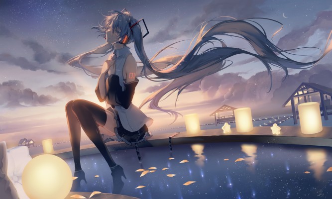 Miku 2d Anime Livewallpaper เฉพาะโทรศัพท์ - Hatsune Miku - 1280x720 ...