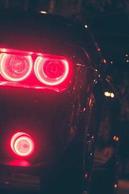 Wallpaper Lights, Auto, Dark - Light Car In Dark - 3456x5184 Wallpaper ...