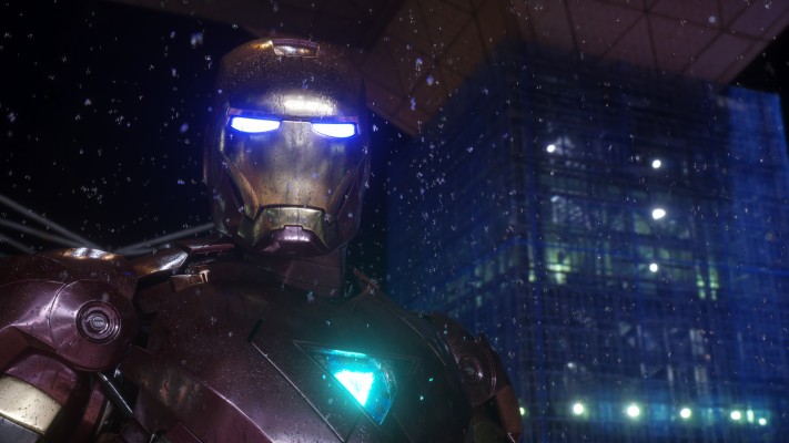 Iron Man In The Rain - 3840x2160 Wallpaper - teahub.io