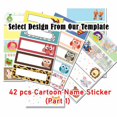Cartoon / Color Name Sticker - Name Card Design - 1024x1024 Wallpaper ...