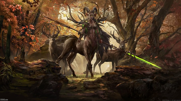 Forest Centaur Art Concept - 1500x835 Wallpaper - teahub.io