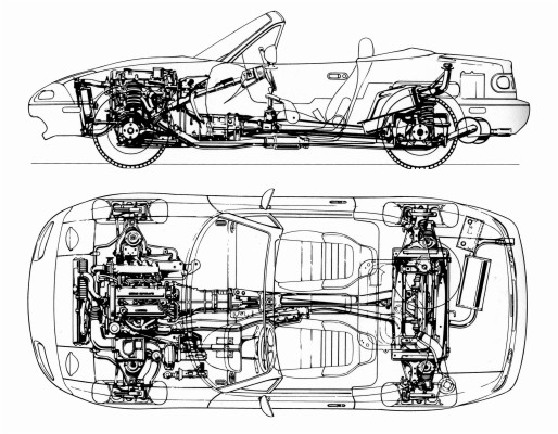 Mazda Mx 5 Technical Drawing - 3189x2480 Wallpaper - teahub.io