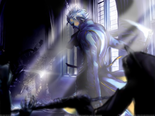 Devil May Cry Anime Vergil Hd Wallpaper - Dmc Devil May Cry Vergil Art ...
