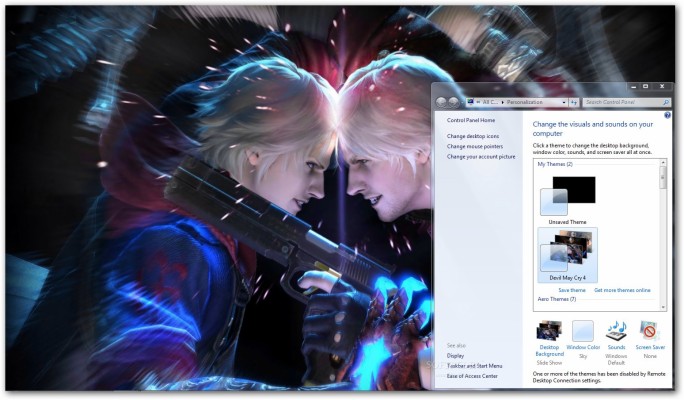 Dmc Theme For Windows 7 - 1548x904 Wallpaper - teahub.io
