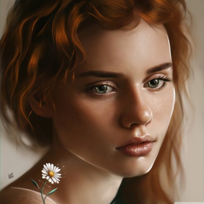3 4 Portrait Girl - 2732x2732 Wallpaper - teahub.io