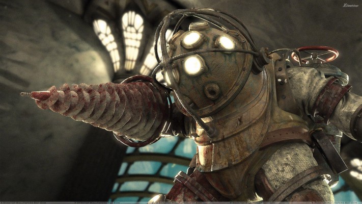 Bioshock Big Daddy Scary - 900x600 Wallpaper - teahub.io