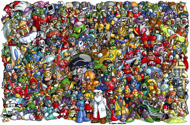 Classic Mega Man Characters - 1024x678 Wallpaper - teahub.io