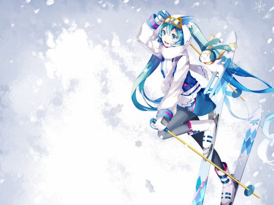 Snow Miku Wallpaper Hd - 2039x1274 Wallpaper - teahub.io