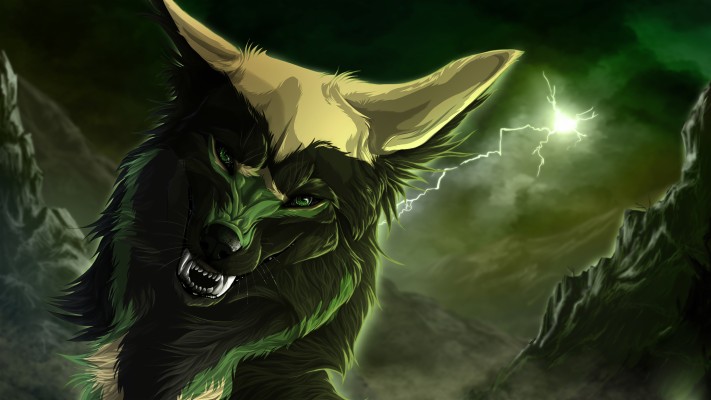 Angry Anime Wolves - 2560x1440 Wallpaper - teahub.io