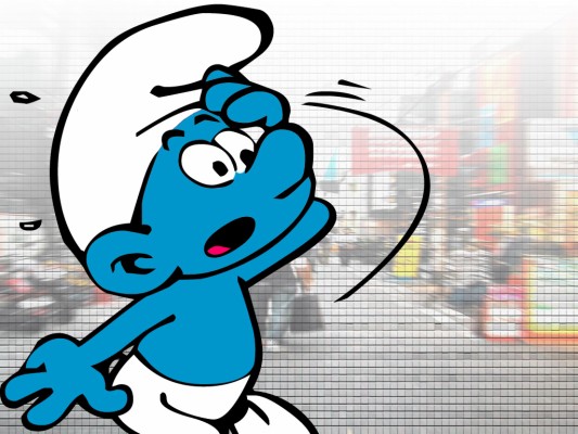 The Smurfs - Surprised Smurf - 1024x768 Wallpaper - teahub.io