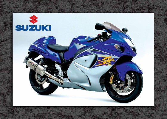 Suzuki Hayabusa Blue - 1500x1071 Wallpaper - teahub.io