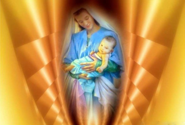 Powerpoint Mama Mary Background - 1024x768 Wallpaper - teahub.io