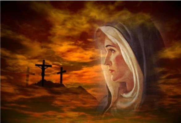 Mary And Jesus At Calvary - 911x621 Wallpaper - teahub.io