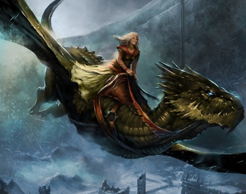 Man Riding A Dragon - 2560x1600 Wallpaper - teahub.io