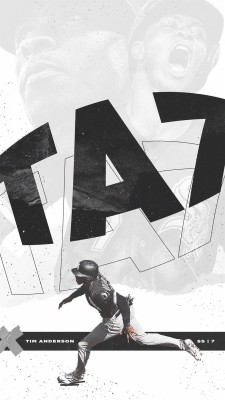 Tim Anderson Bat Flip - 681x1024 Wallpaper - teahub.io