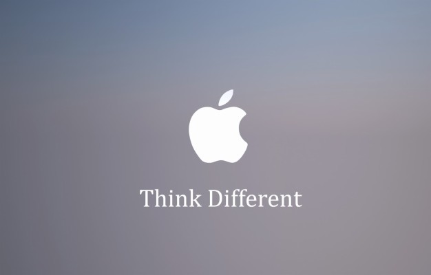 Photo Wallpaper Apple, Apple, Think Different, Slogan - Slogan Apple ...