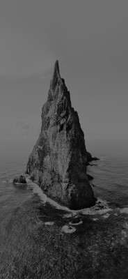 Rock Spire In Ocean - 1125x2436 Wallpaper - teahub.io