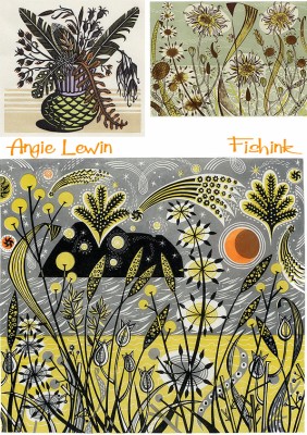 Angie Lewin Art Work - 595x842 Wallpaper - teahub.io