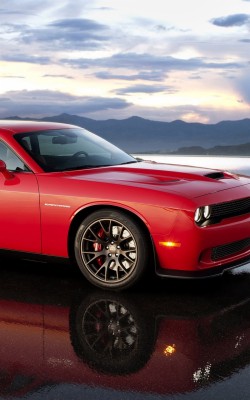 Wallpaper Dodge, Challenger, Hellcat - Dodge Challenger Rojo 2018 ...