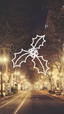 Portland Tree Lights Street - 640x1136 Wallpaper - teahub.io