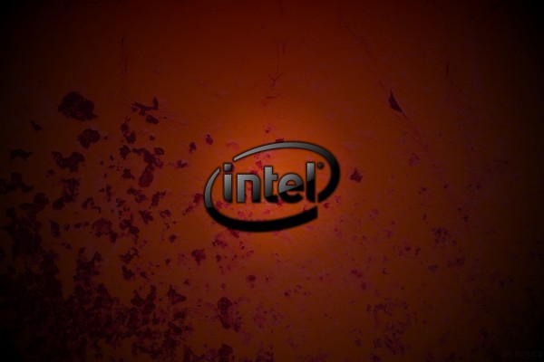 Intel Logo Dark Rust Red - Yellow Metal Texture - 1920x1280 Wallpaper ...