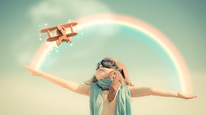 Baby Fighter Pilot And Rainbow - Fighter Pilot - 2880x1620 Wallpaper ...