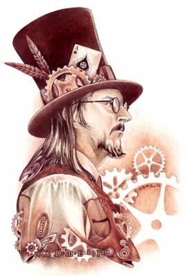 Les Claypool Steampunk - 616x900 Wallpaper - teahub.io