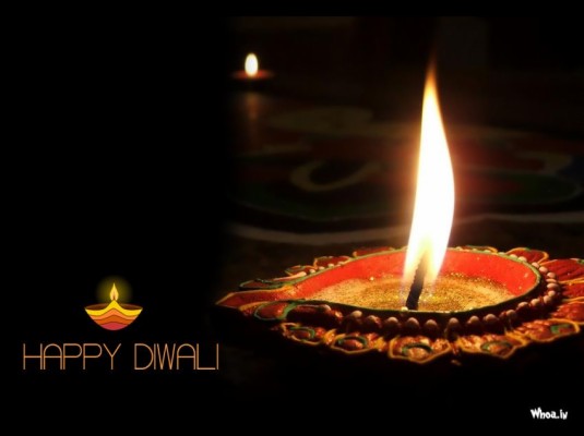 Happy Diwali Greetings Dark Wallpaper With Deepak - Wish Ua Very Happy ...