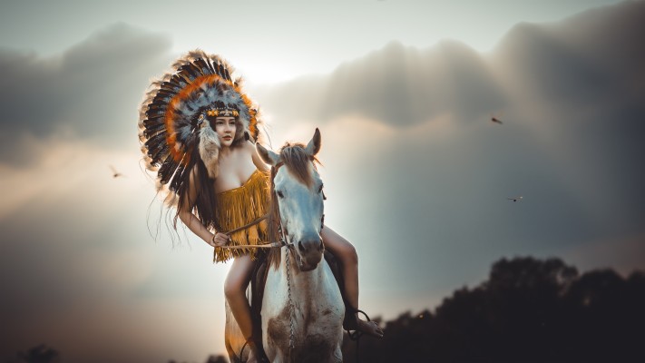 Native American Indians Riding Horses - 1280x1024 Wallpaper - teahub.io