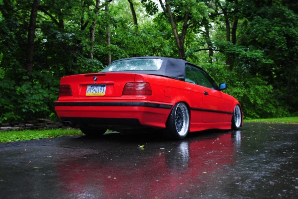 Red Bmw E36 Cabriolet - 3872x2592 Wallpaper - teahub.io