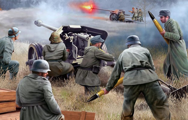 Photo Wallpaper Pak 40, Tank Hunter Cannon 40, German - Pak 40 ...