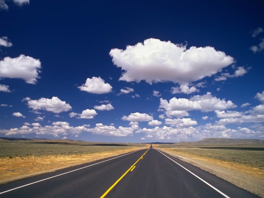 Clouds Horizon Road Wallpaper - Clouds And Road - 3840x2160 Wallpaper ...
