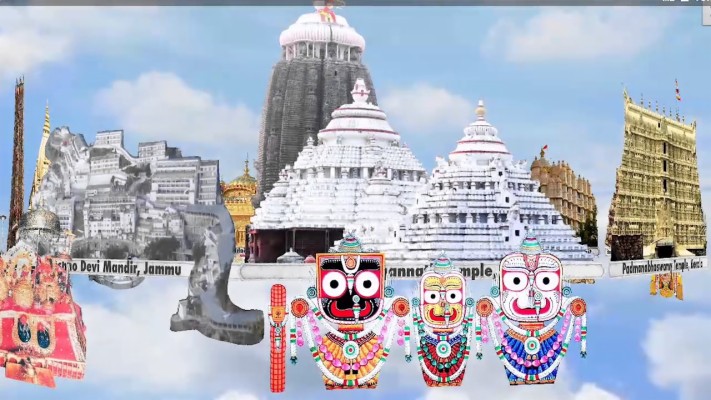 Jagannath Temple Puri Night - 1024x768 Wallpaper - teahub.io