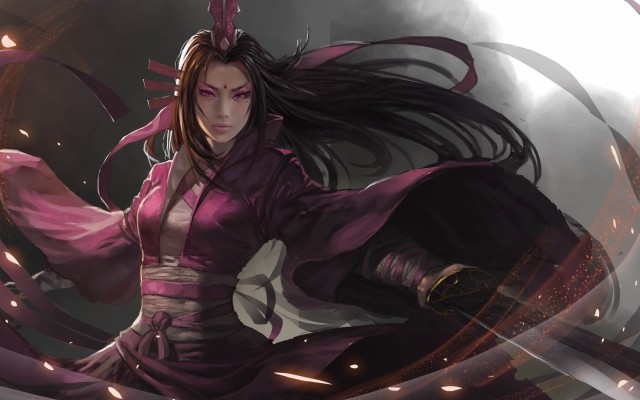 Female Vampire Warrior Art - 2560x1600 Wallpaper - teahub.io